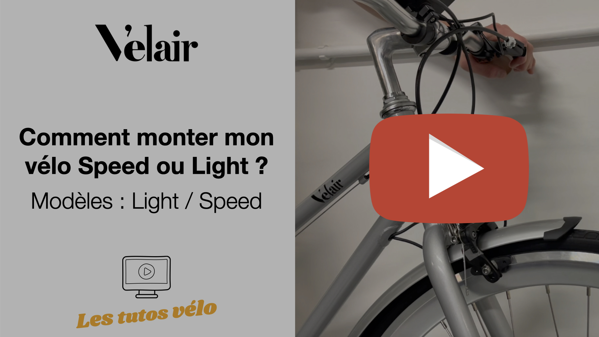 Speed / Light - Montage vélo électrique - Velair