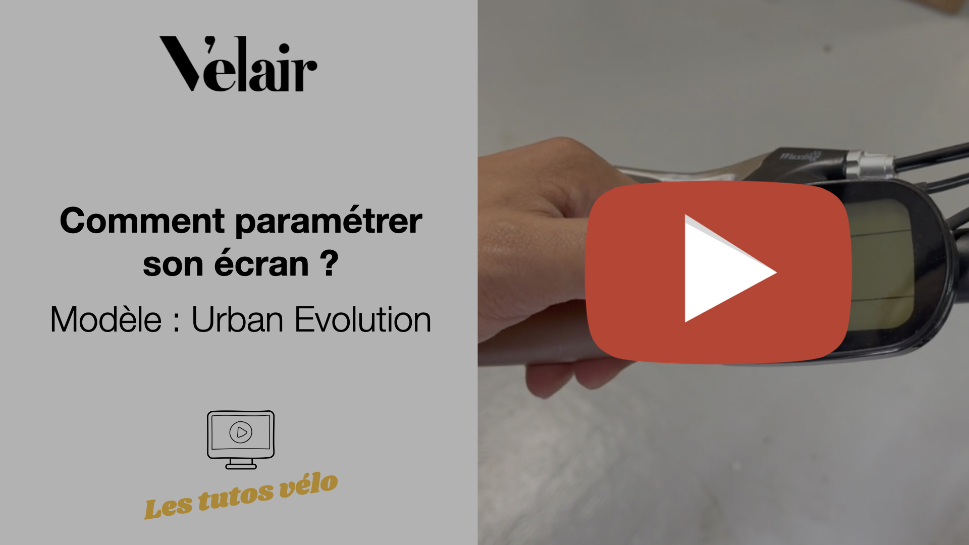 Urban Evolution - Paramétrages écran - Velair